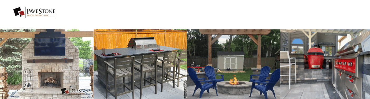 Pavestone Rumbled Wall Bbq Kit